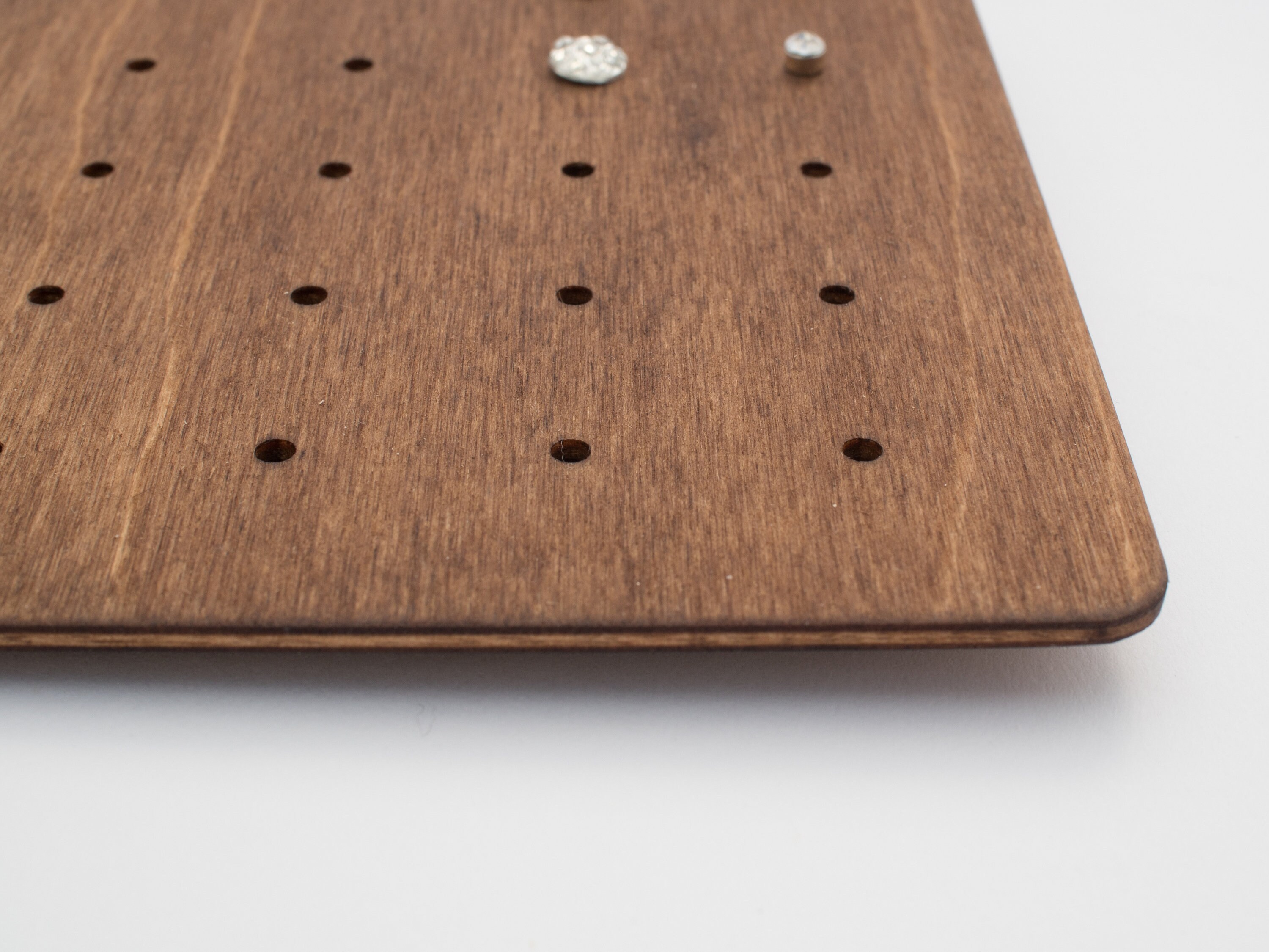 Modern Wooden Stud Earring Display - Earring Storage - Stud Earring ...