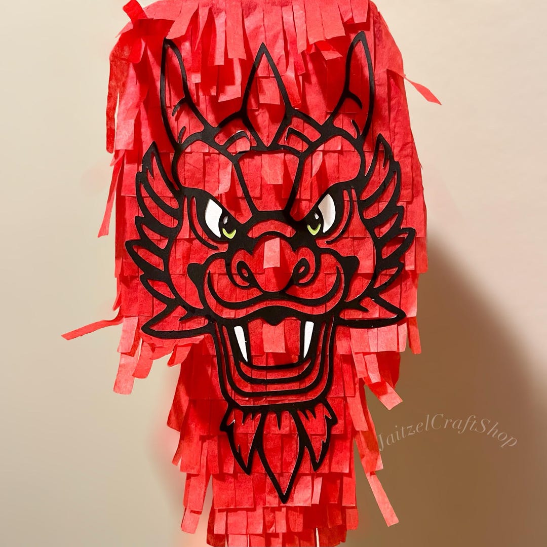 Lunar Year Dragon Piñata - Etsy