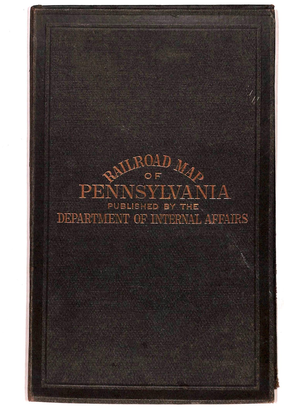 Two 1890 Railroad Maps Bound Together in Brown Cloth Portfolio - Etsy