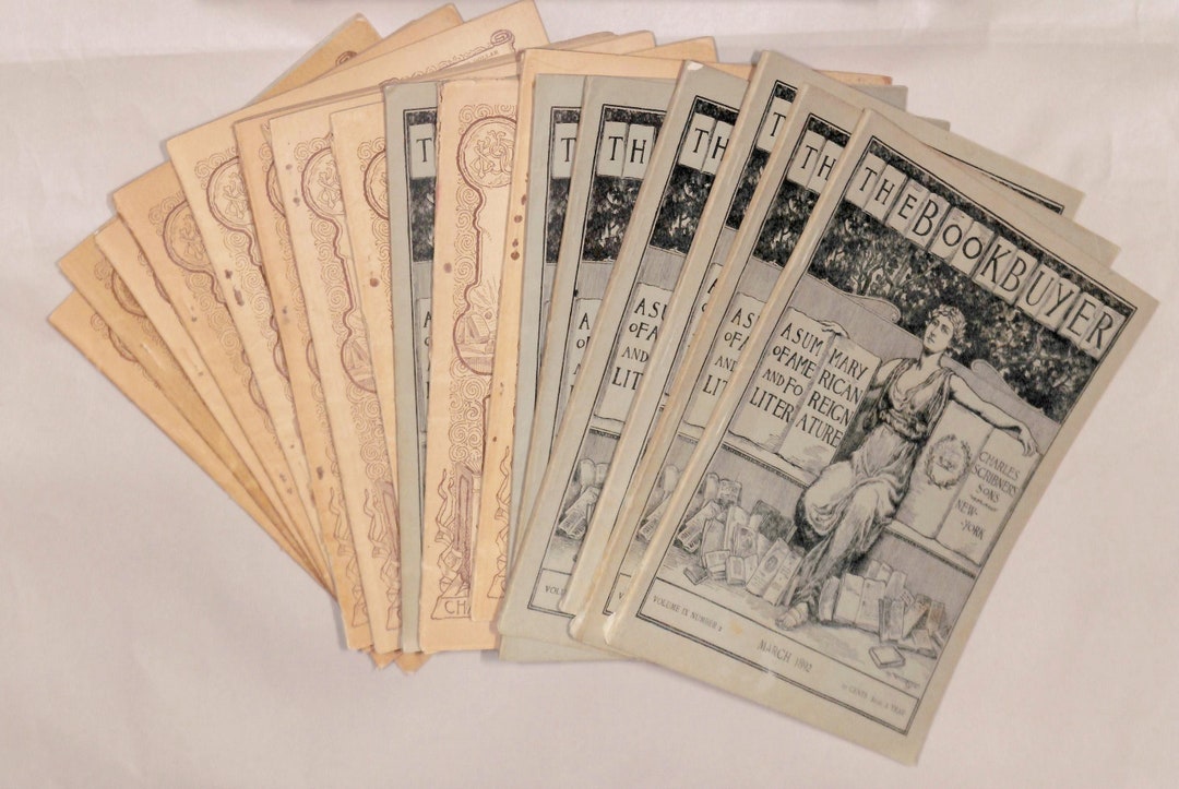 18 Issues of 1890s Literature Magazine - the Book Buyer (incomplete Run ...