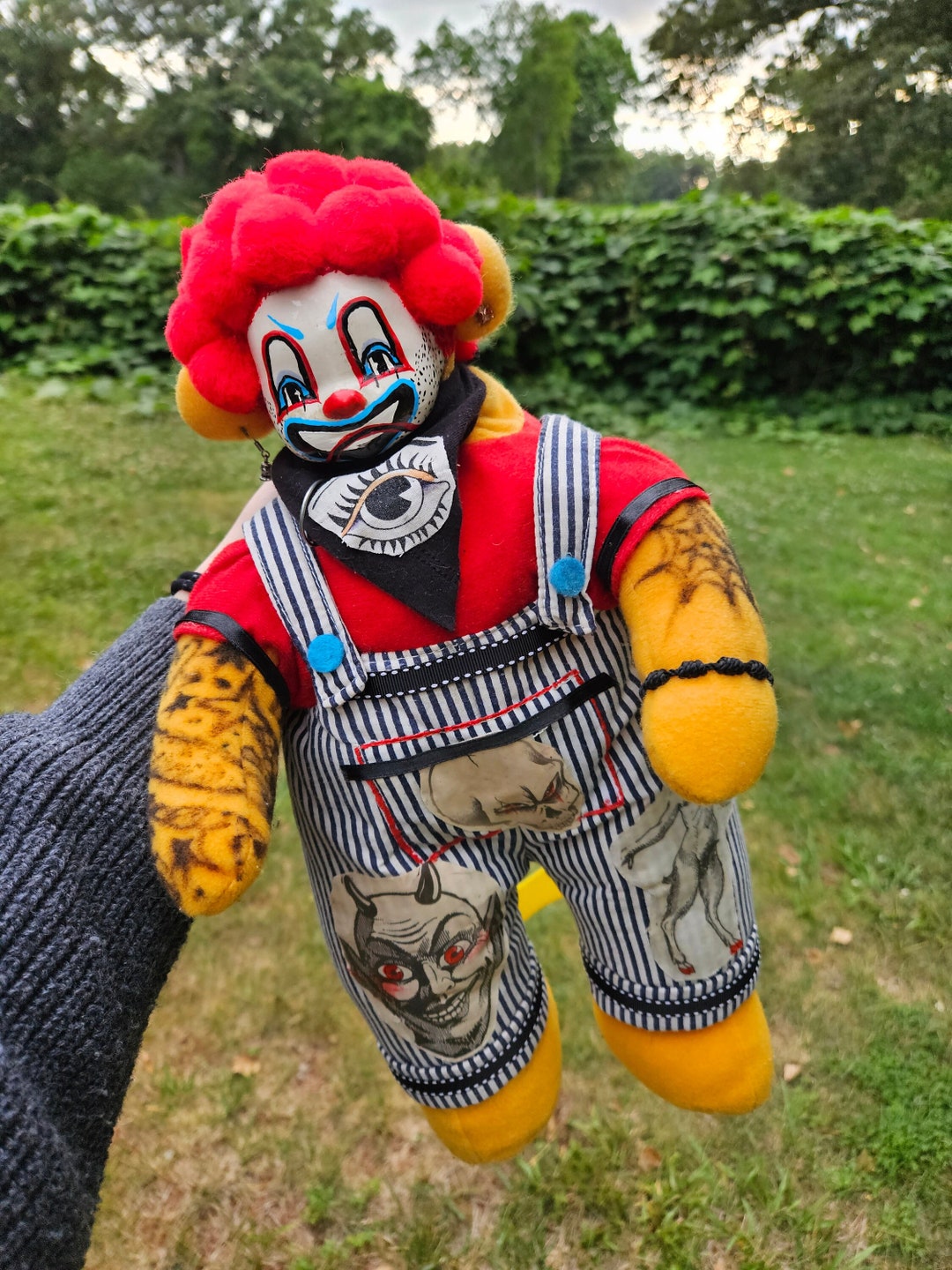 Stu the Stinky Clown Mini Plush Bookbag - Etsy