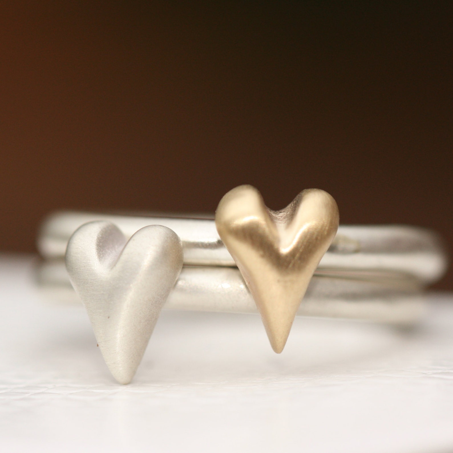 Handmade Sterling Silver Heart Ring,arts and Craft Heart,unique Carved ...
