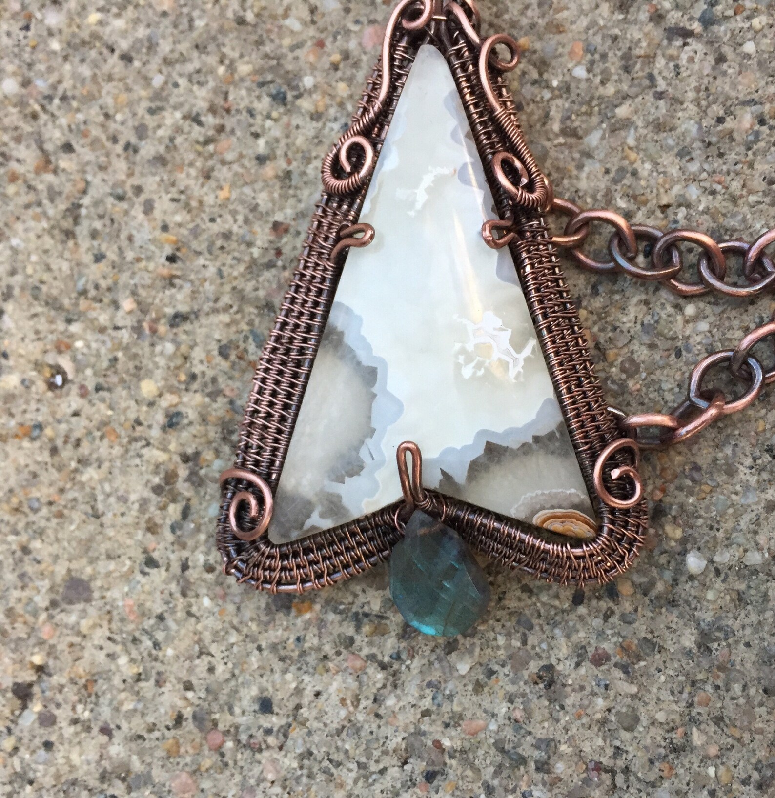 Cloud Wire Wrapped Guitar Pendant - Etsy