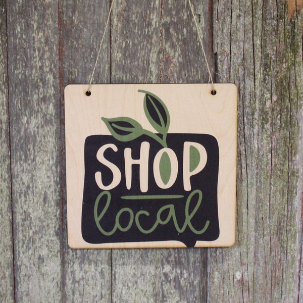 Shop Local Sign - Etsy