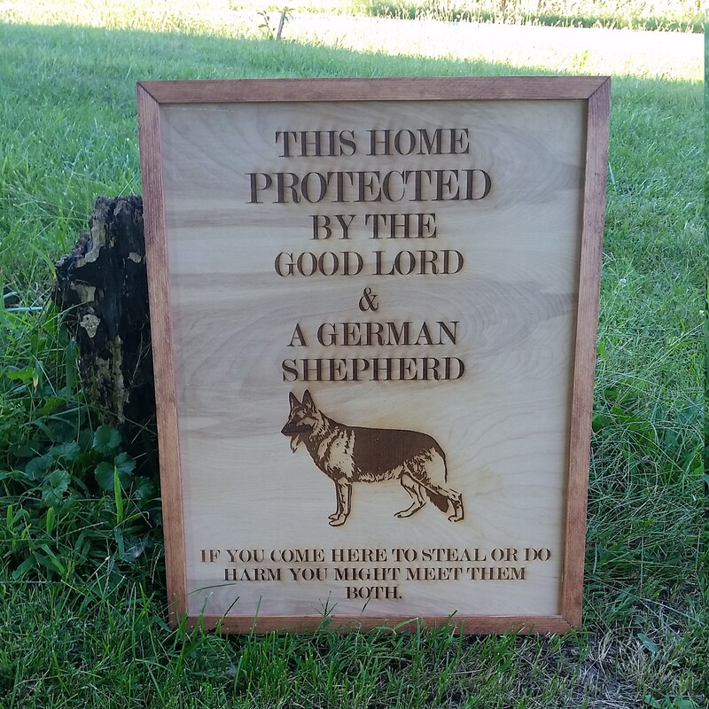 German Shepherd Sign - Etsy