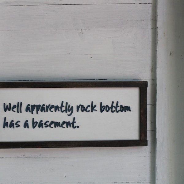 Wood Rock Bottom Has a Basement - Etsy