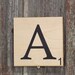 Scrabble Letter Title Text Cutout DIY Wood Wall Decor Collage - Etsy