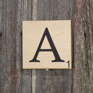 Scrabble Letter Title Text Cutout DIY Wood Wall Decor Collage - Etsy