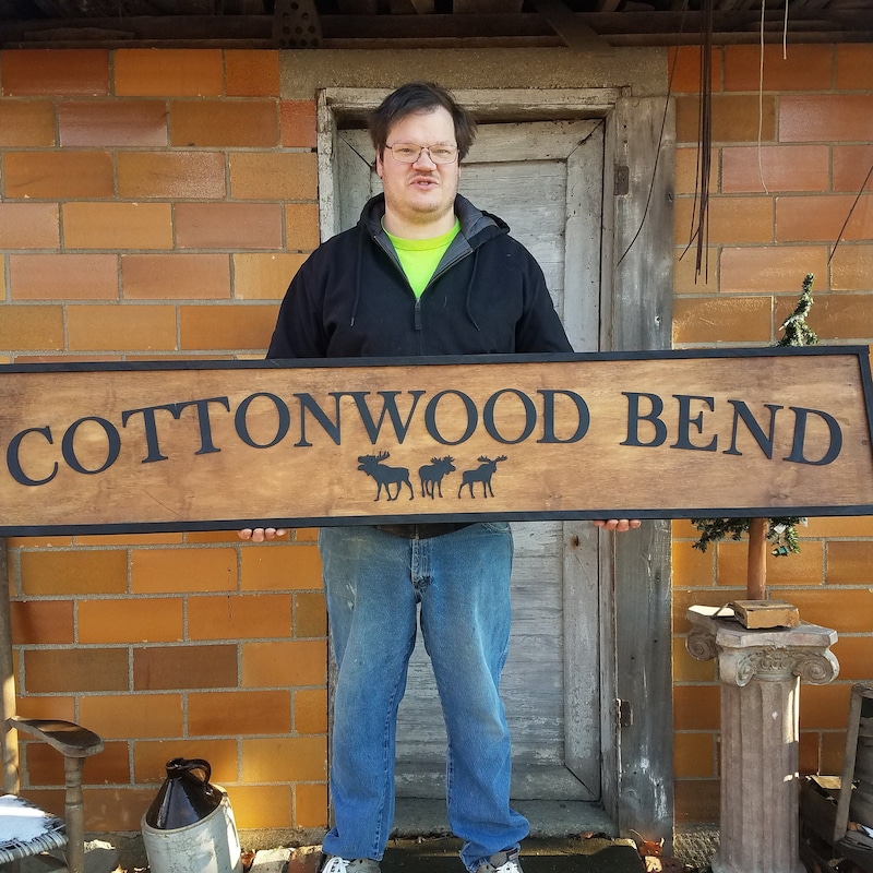 Long Christmas Sign Wood - Etsy