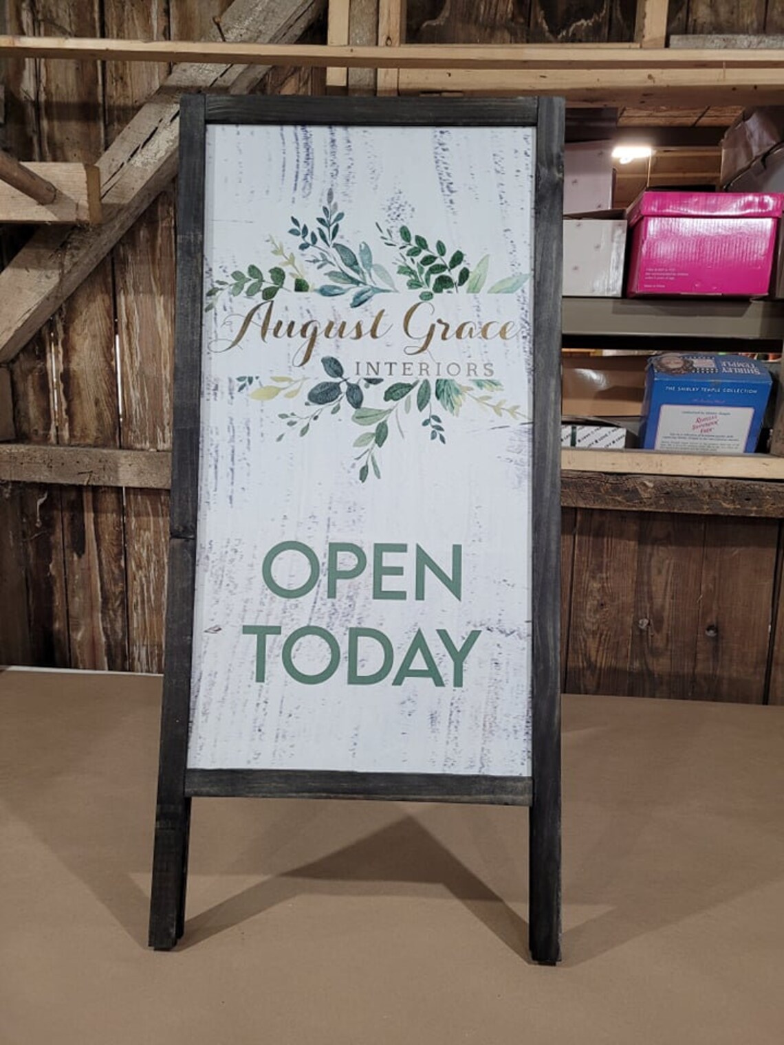 Outdoor Patio Sidewalk Sign A Frame Folding Sign Affordable | Etsy
