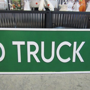 Custom Wood Handmade Sign Food Truck Signage Commerical Food Handmade ...