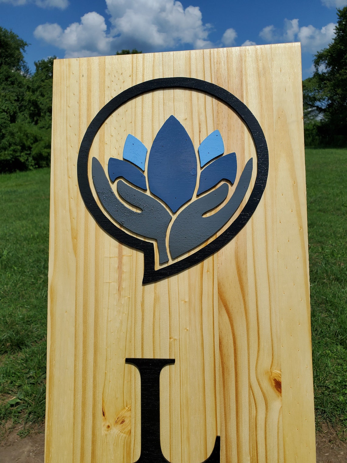 Large Custom Vertical Company Sign Over-sized Rustic Business | Etsy