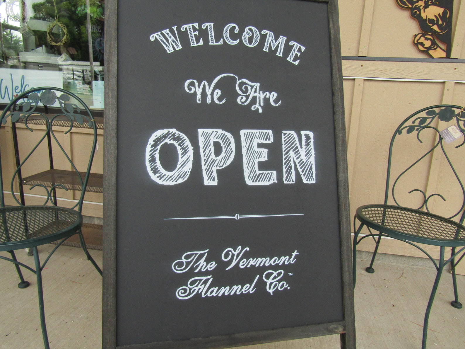 Customizable A-frame Sidewalk Sign: Welcome, We Are Open - Etsy