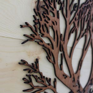 Natural 3D Raised Text Logo Oval Business Sign Custom Tree Your Graphic ...