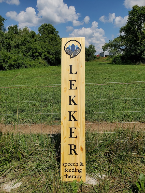 Large Custom Vertical Company Sign Over-sized Rustic Business | Etsy