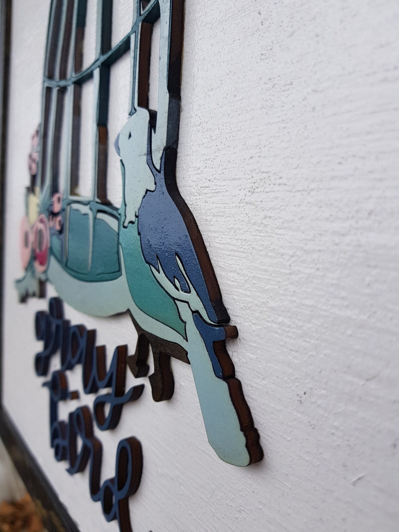 Small Business Sign Raised Text Script Small Shop Sign | Etsy