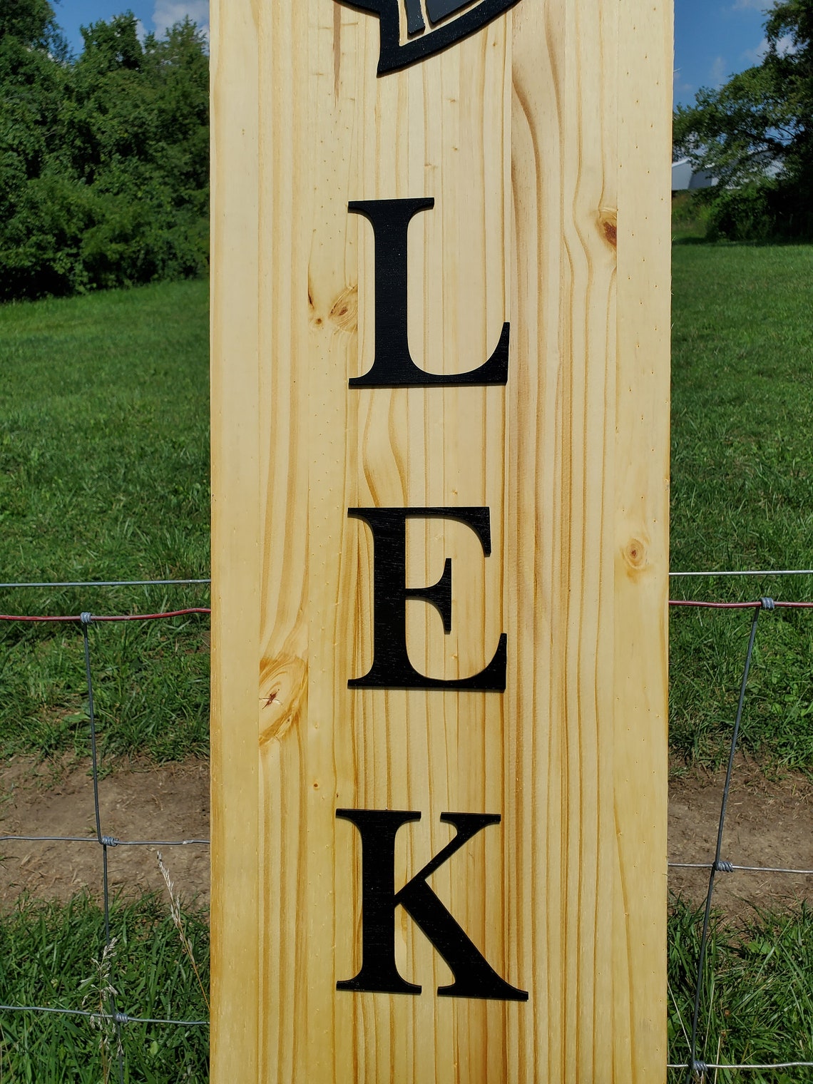 Large Custom Vertical Company Sign Over-sized Rustic Business | Etsy