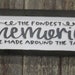 Kitchen Sign Wood Fondest Memories Are Made Around the Table 3D Raised ...