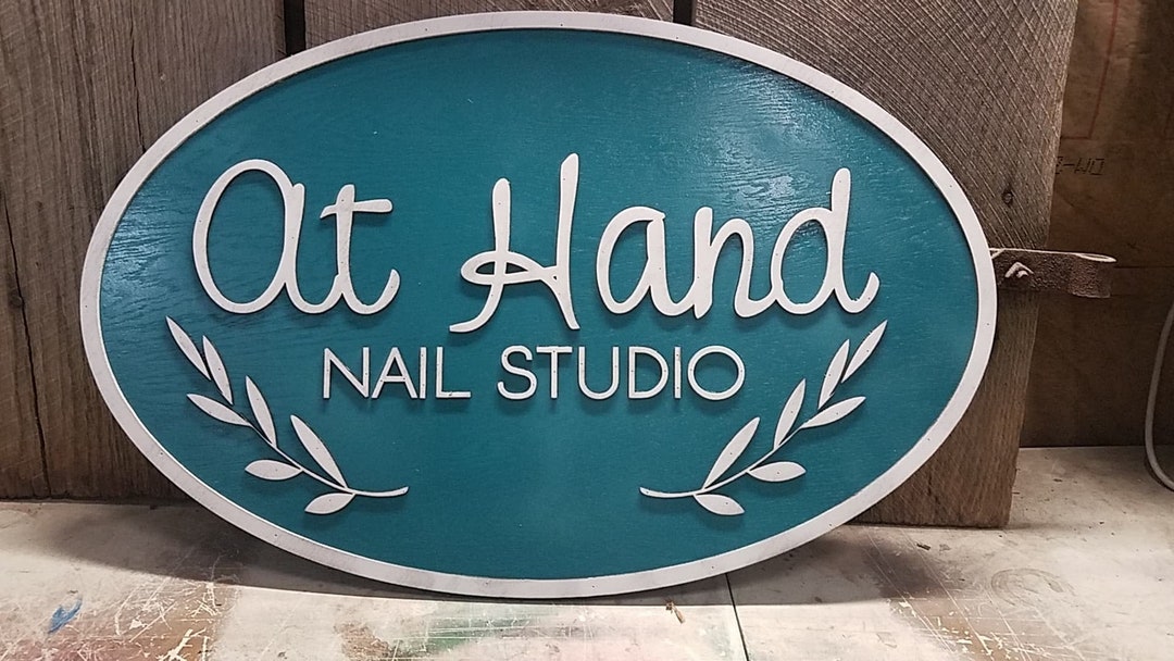 Large Wood Sign, Salon, Nail, Manicure, Hair, Beauty, Beautician, Small ...