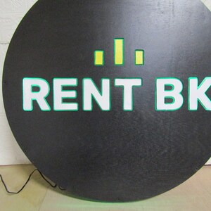 Custom Wood Lit Business Sign Entrance Light Neon Remote Electric Light ...