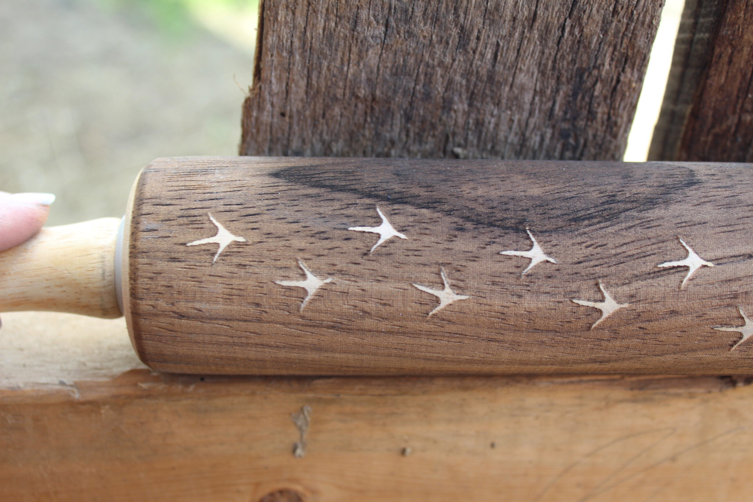 Chicken Feet Pattern Texture Rooster Foot Print 10 Inch | Etsy