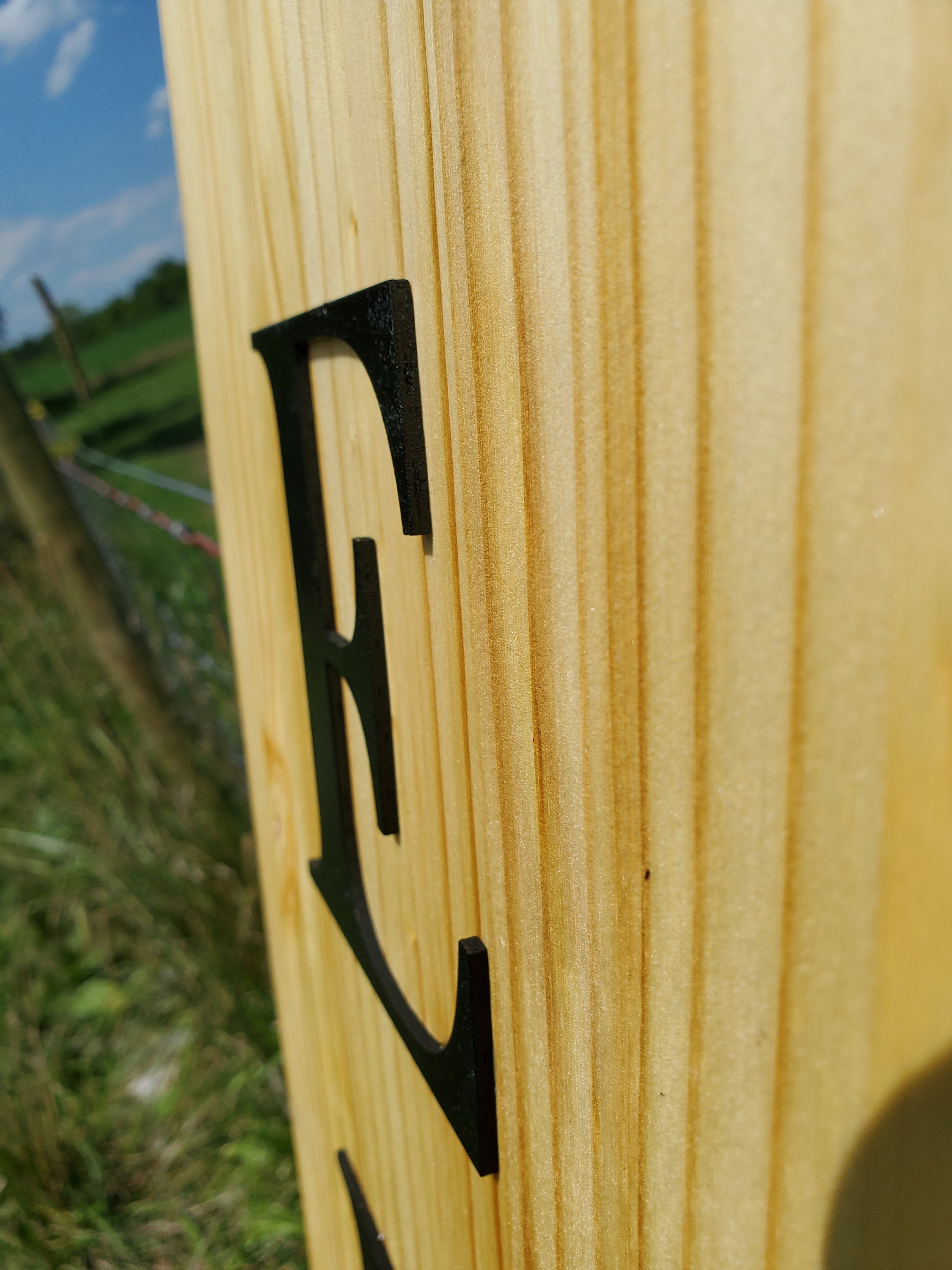 Large Custom Vertical Company Sign Over-sized Rustic Business | Etsy