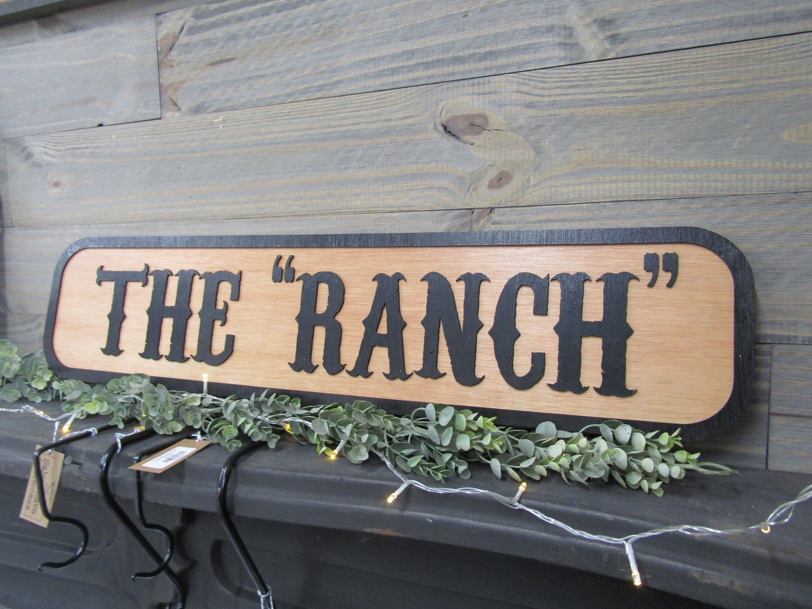 Oversized Large Custom Ranch Rustic Wooden Sign the Ranch - Etsy