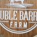 Large Wood Custom Farm Sign Round Ranch Signage Indoor Outdoor Can Be ...