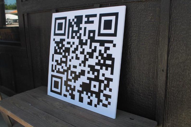 Letrero de código QR personalizado: PVC resistente a la intemperie ...