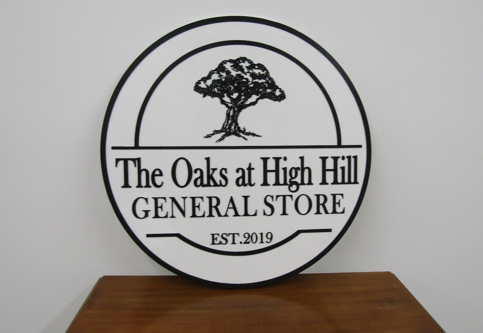 Custom Round Business Sign Commerical Signage Made to Order - Etsy