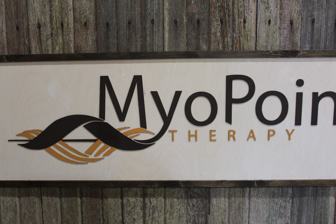 Therapy Small Business Custom Wood Sign Large Commercial - Etsy