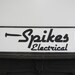 Large Custom Business Sign Spikes Electrical Commerical Signage Your ...
