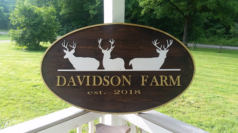 Custom Farm Sign Wood Ranch Signage Great for Hanging Large or - Etsy