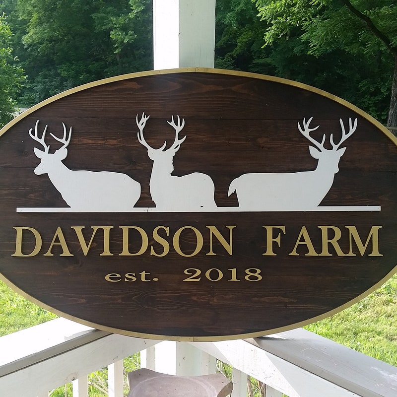 Custom Farm Sign - Etsy
