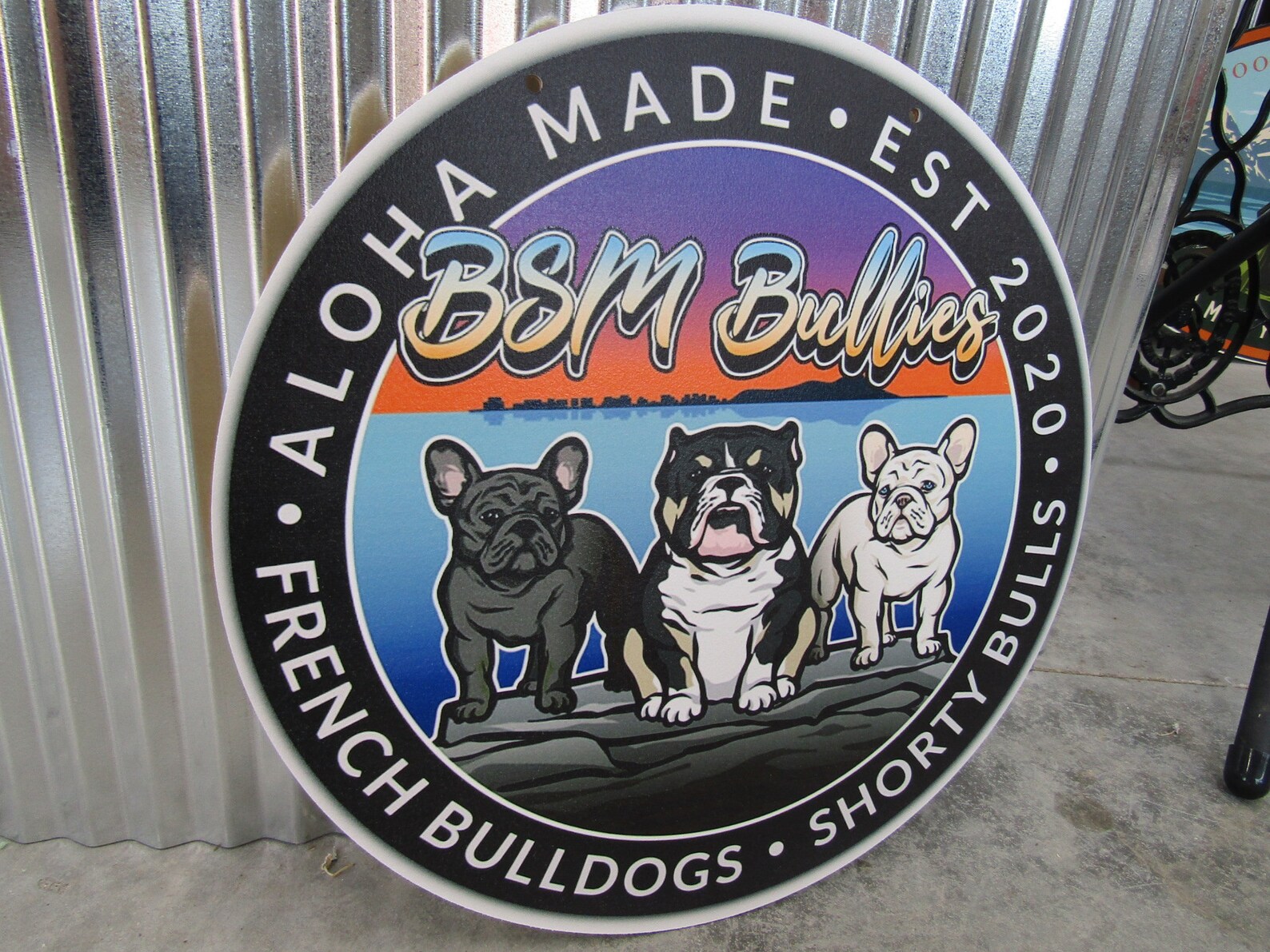 Custom Printed on Wood Sign Kennel Breeder Bullie Frenchie - Etsy