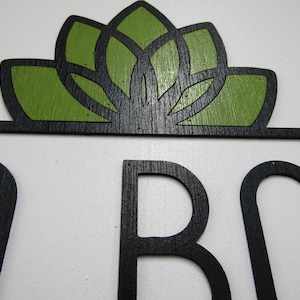 Custom Sign Round Business Commerical Signage Minimalist Made to Order ...