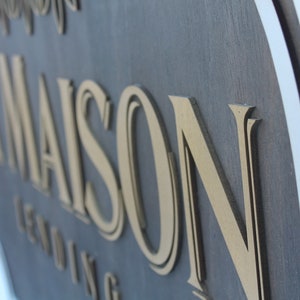 Large Wood Sign, Financial, Banking, Lending, Mortgage Broker Business ...