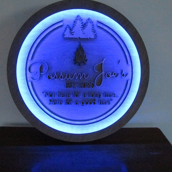 Light up Logo Sign - Etsy