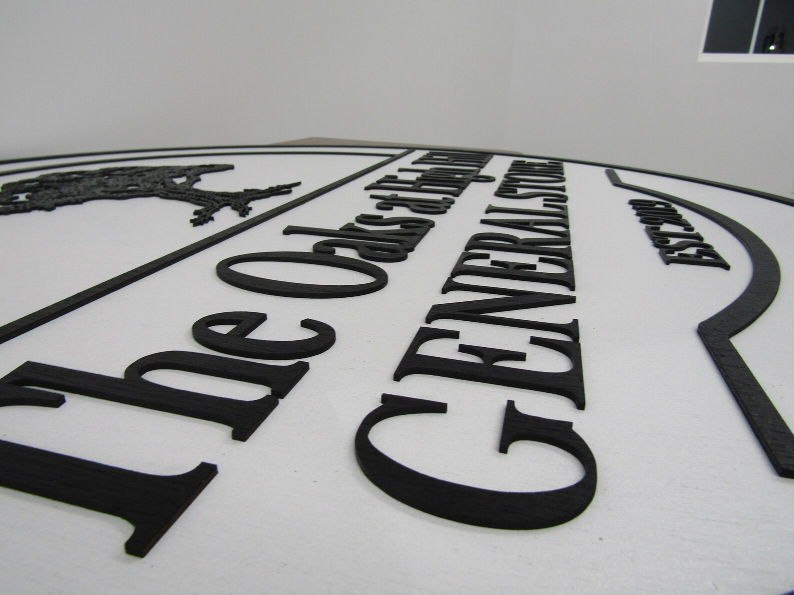 Custom Round Business Sign Commerical Signage Made to Order - Etsy