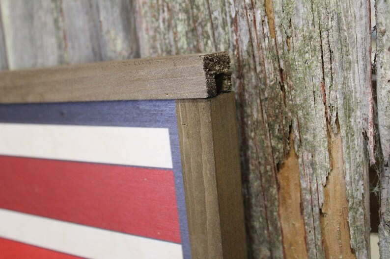 Patriotic Barn Quilt Wood Sign Red White Blue Stripe Stars - Etsy