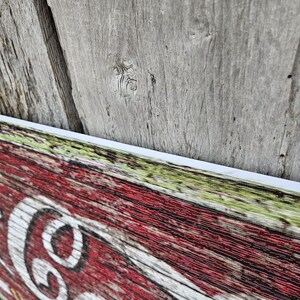 Antique Coca-cola Barn Sign Coke PVC Textured Finish Weatherproof Fade ...