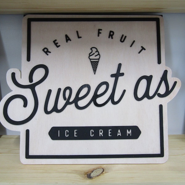 Sweets Wood Sign - Etsy