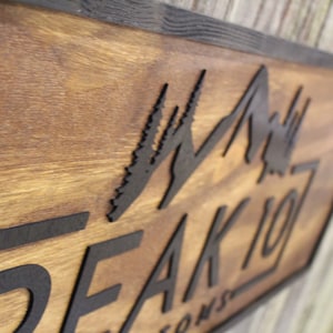 Raised Rustic Business Sign 3D Large Custom We Use Your Graphic and ...