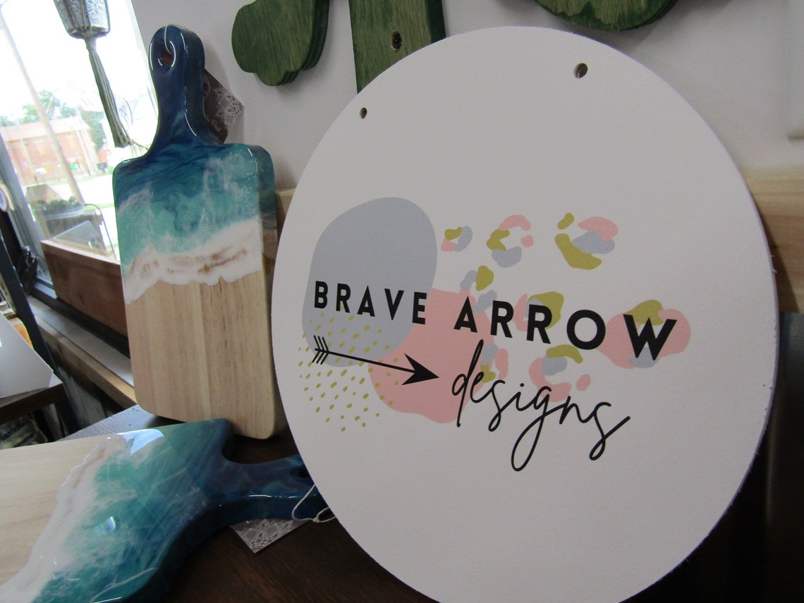 Custom Wooden Lightweight Sign Commerical Signage Pastel Your - Etsy