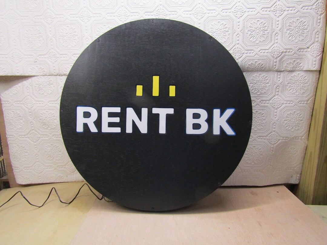 Custom Wood Lit Business Sign Entrance Light Neon Remote Electric Light ...