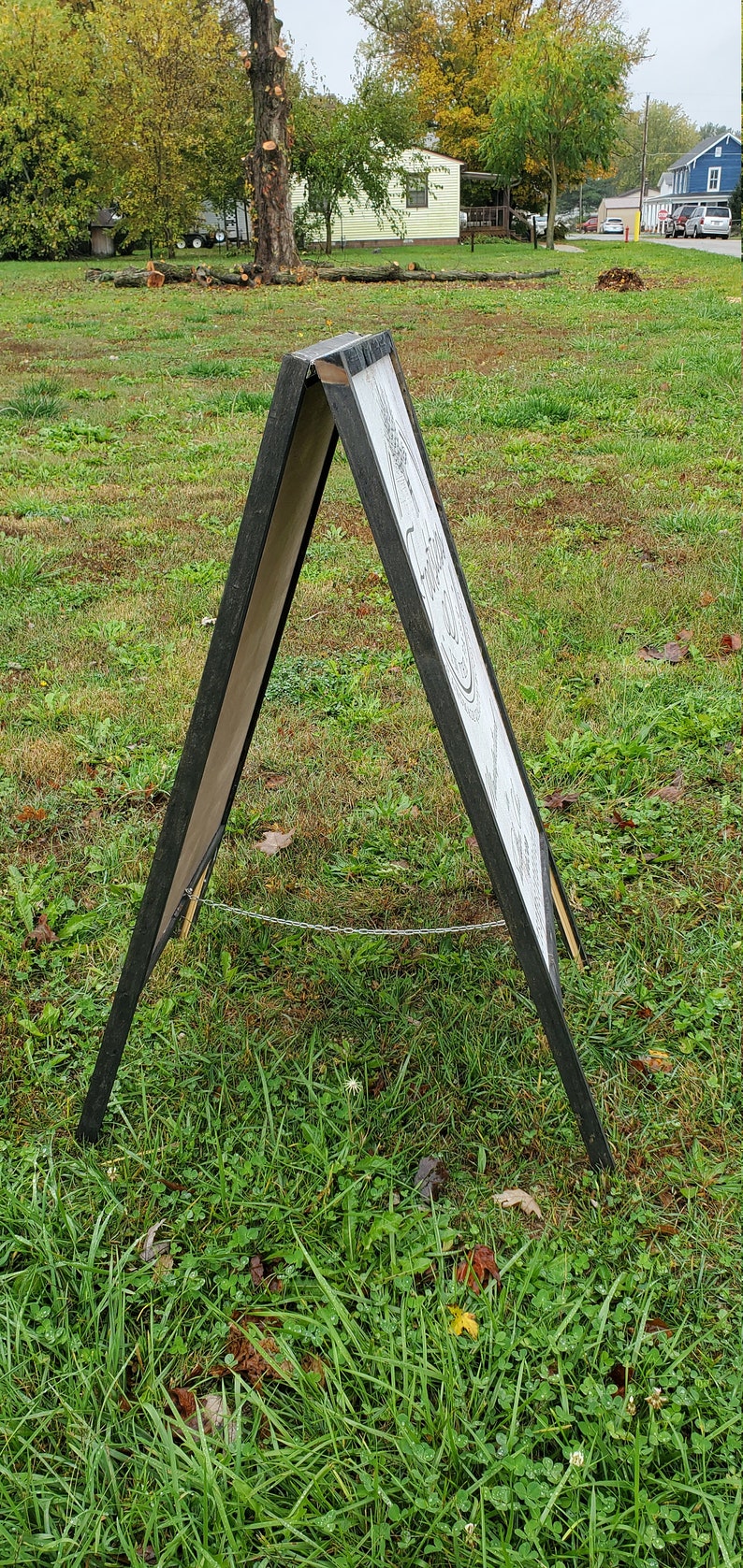 Sidewalk Sign A Frame Folding Sign Affordable Business Sign - Etsy