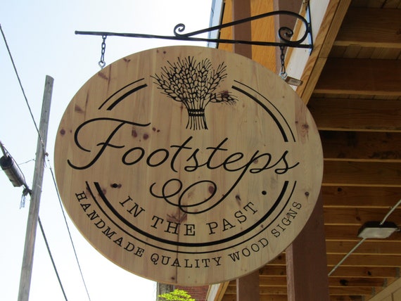 Commercial Signage - FootSteps in the Past