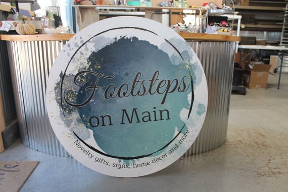 PVC Sign (Weatherproof) - FootSteps in the Past