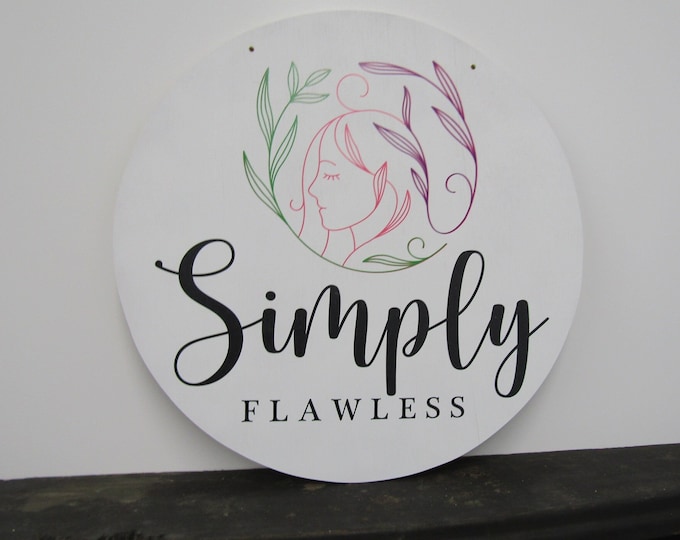 Photo on Wood Round Circle Custom Your Photo Printed Large Rustic ...