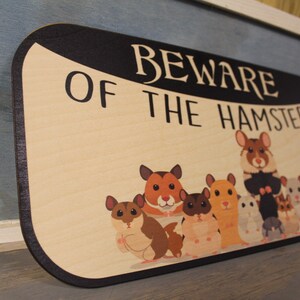 Beware of the Hamsters Warning Furbaby Pet Animal Lover Small - Etsy